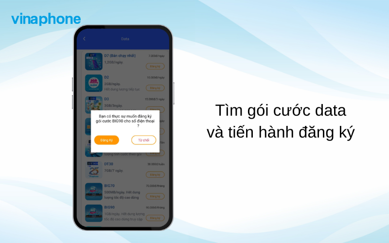 Cập nhật thông tin gói cước Data Zone của VinaPhone [2025]