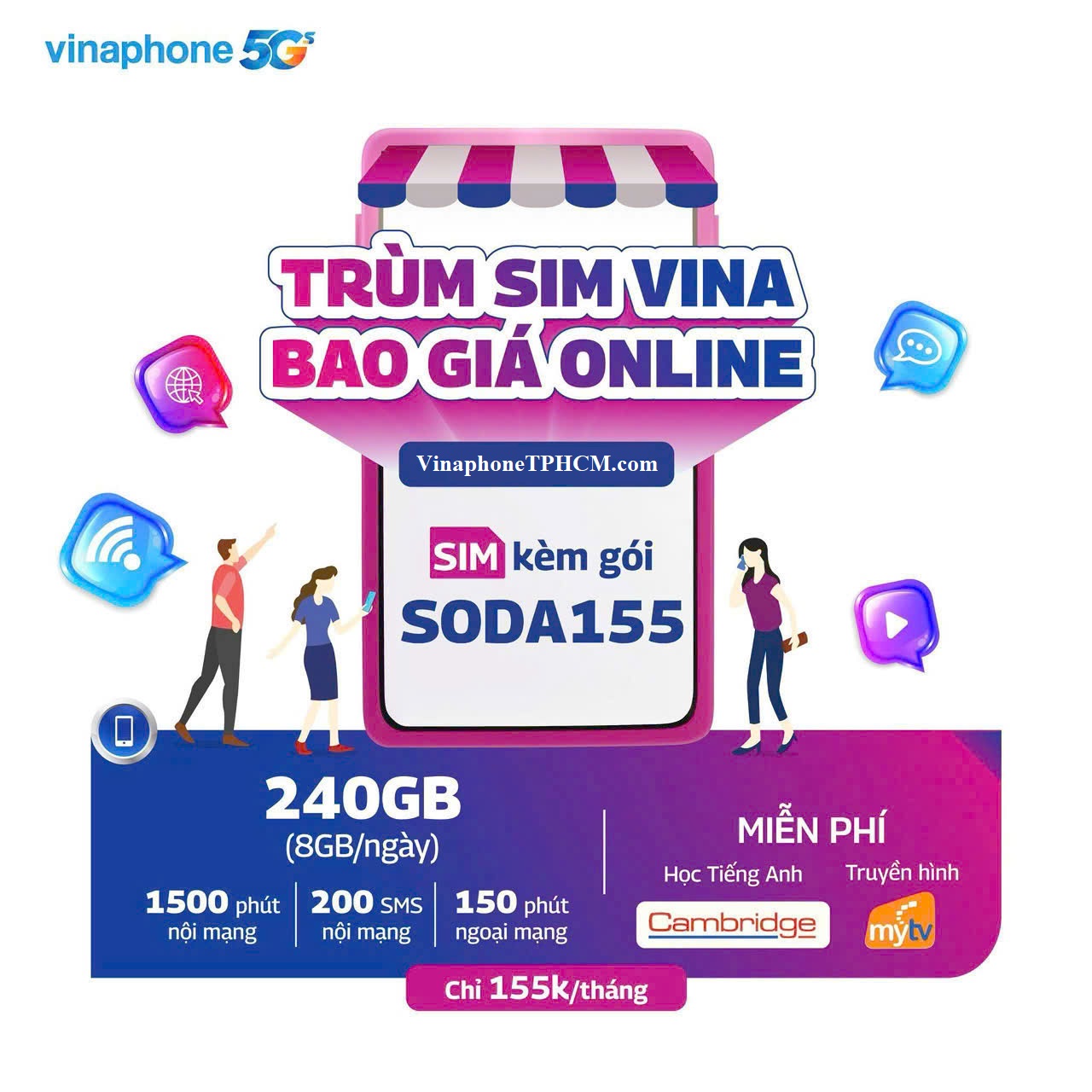 YOLO100M, SODA125, SODA155: Khám Phá Bộ Gói Cước VinaPhone "Cháy" Nhất Cho Gen Z